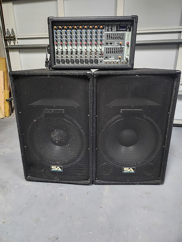 Powered Mixer and Speakers | Reverb