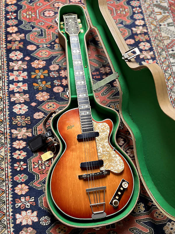 Horner 1959 Club 60 Sunburst Guitar + Pete Overend | Reverb