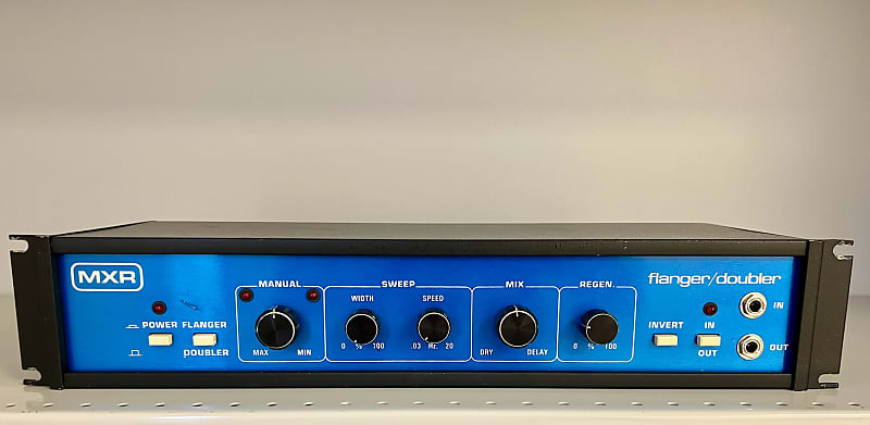 MXR Flanger Doubler - blue face rack unit - | Reverb Australia