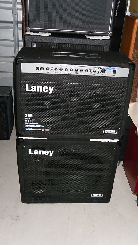 Laney Richter RB7 2X10" 300 Watts Combo + Laney 1X15" Cab. | Reverb