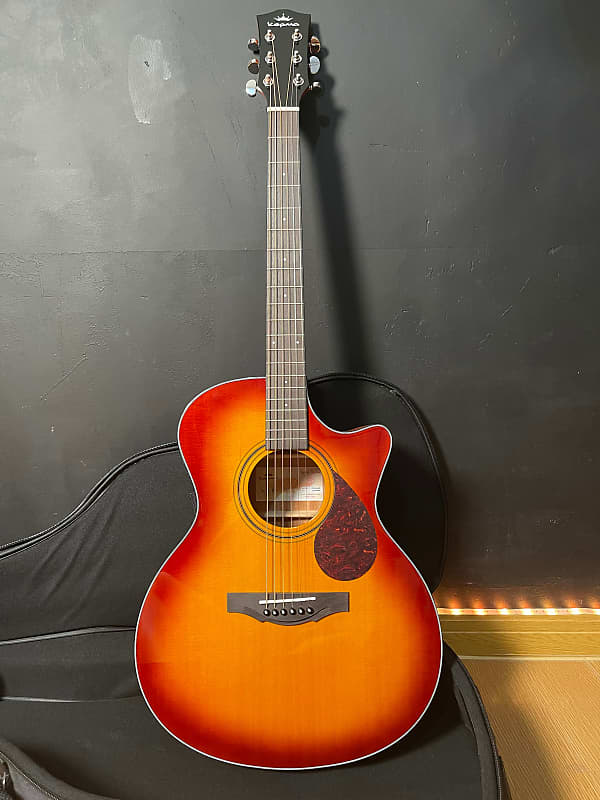 Kepma F0 Solid Top Guitar with AcoustiFex Resonance K11 | Reverb