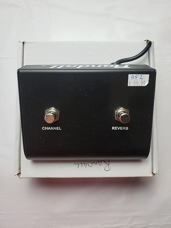 Randall 2 Button Footswitch For RX120RH 2010s Black | Reverb