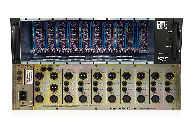 Purple Audio Sweet Ten | Ten Space 500-Series Rack / Chassis | Reverb