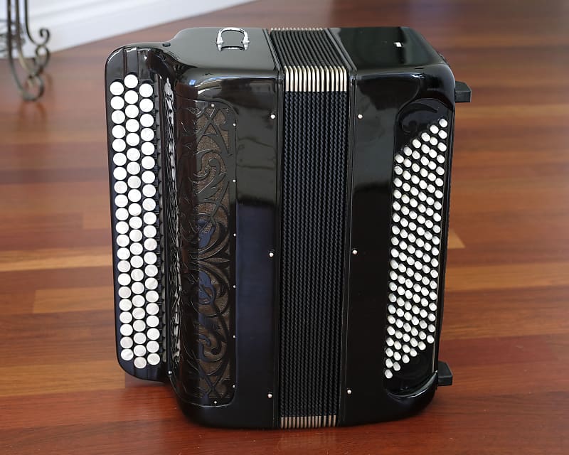 Chromatic Accordion Custom Made Bayan "B-system" RARE | Reverb