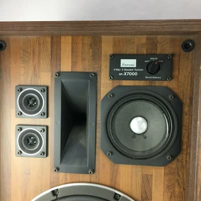 Vintage Pair of Sansui SP-X7000 Speakers 4 Way 5 Speaker | Reverb