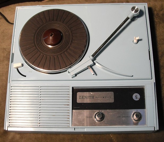 1967 Vintage Zenith B505B Portable Record Player | Reverb