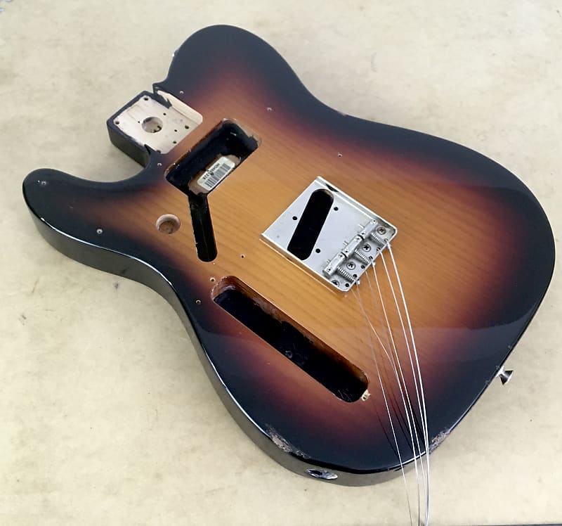 Lefty Fender Standard Telecaster Solid Alder Body 3 Tone | Reverb UK