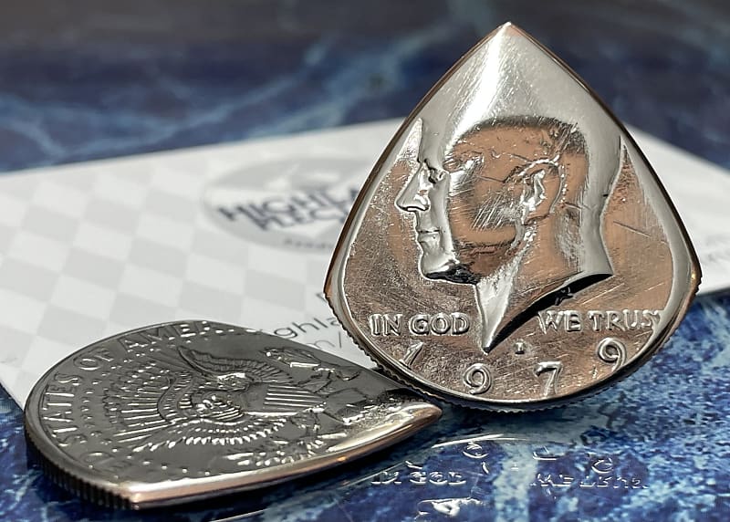 One 1979 USA Half Dollar Coin Pick/Plectrum. (Discounted | Reverb