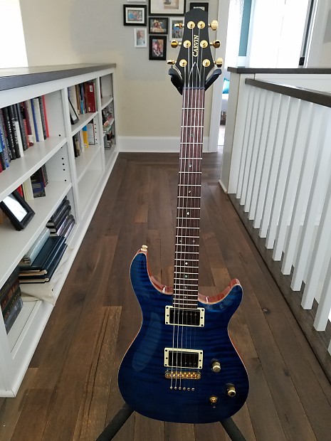 Carvin CT6 Blue Trans w/Fishman Fluence Classics | Reverb