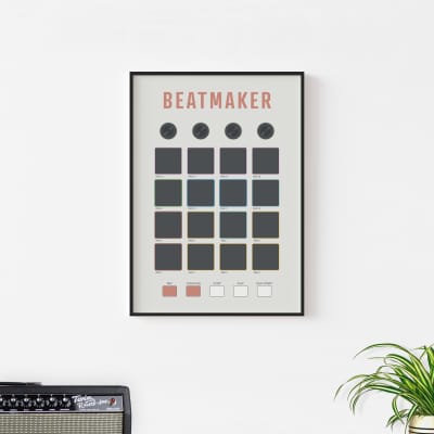 Beatmaker MPC Print - Music Producer Poster, MPC Poster, | Reverb UK