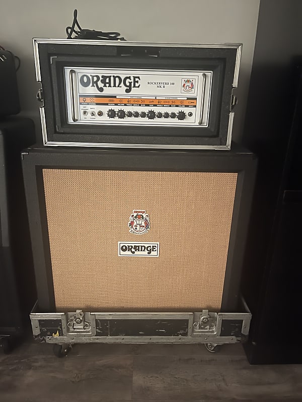 Orange Rockerverb 100 mkii and PPC 4X12 2010’s - Black | Reverb