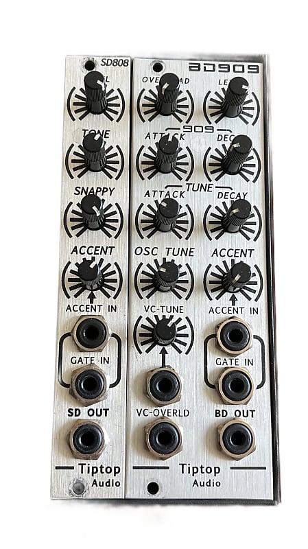 Tiptop Audio SD808 & BD909 - Silver | Reverb