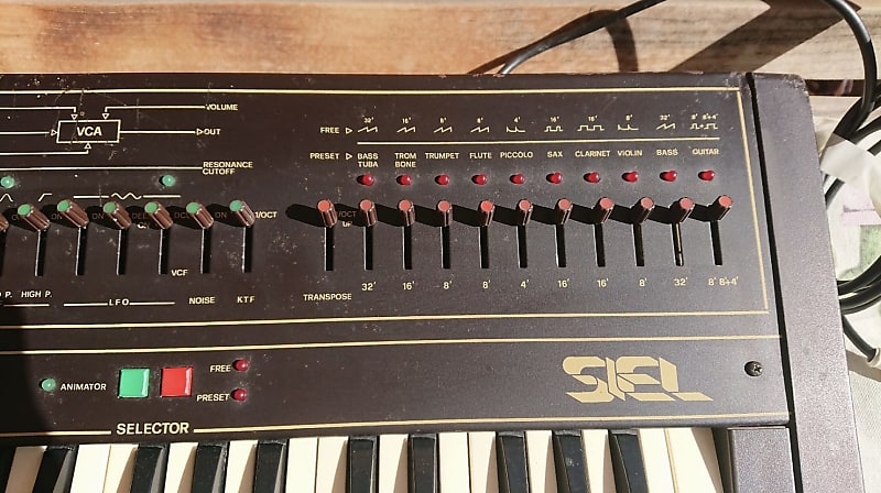 Siel Mono 1978 - Brown Super RARE monophonic synth | Reverb