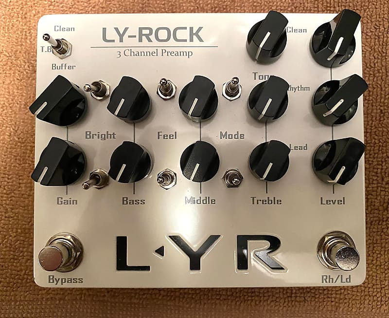 LYR LY-ROCK 3 Channel Preamp Pedal | Reverb
