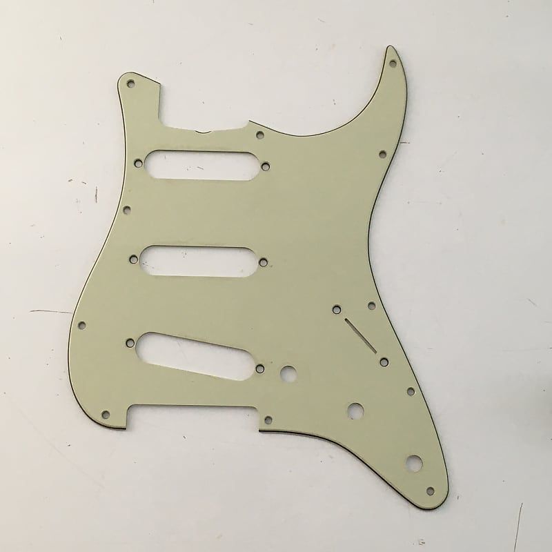 ‘62 Reissue Fender Stratocaster Pickguard 3-ply Mint Green | Reverb