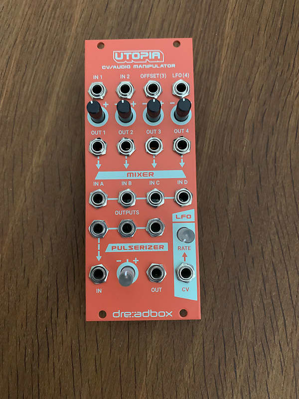 Dreadbox Utopia CV & Audio Manipulator & Mixer | Reverb