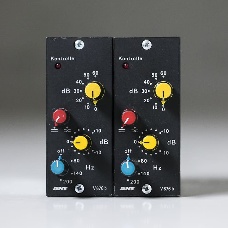 ANT (Telefunken) V676b vintage German microphone preamp set | Reverb