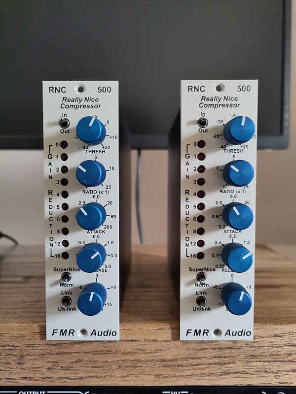 2x FMR Audio RNC500 Really Nice Compressor 500 Series Module | Reverb