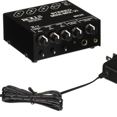 Rolls MX28 MINI-MIX VI Three-Channel True Stereo Line | Reverb