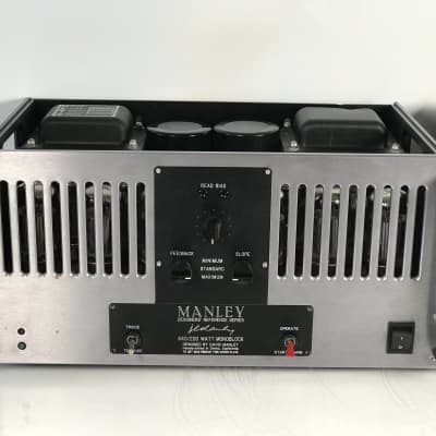 Manley Labs 440/200 Watt Monoblock Reference Amplifier (Pair) | Reverb