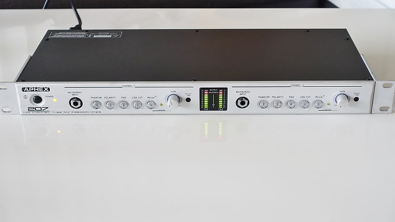 Aphex 207 - Two Channel Tube Mic Preamp | Reverb