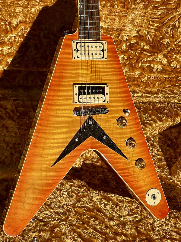 Thomas Rodriguez FLYING V Neck Through! Brazilian Board! | Reverb