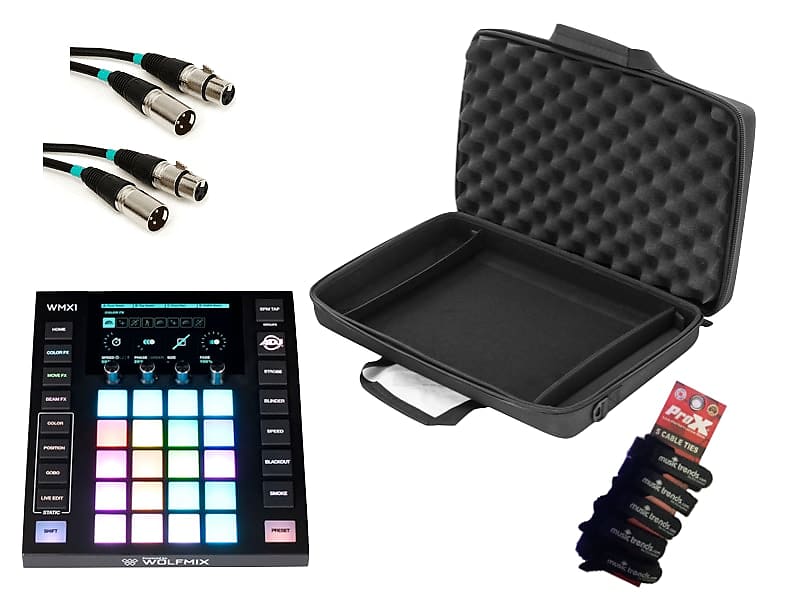 ADJ WMX1 Standalone DMX Controller w/ Case & DMX Cables 10' | Reverb