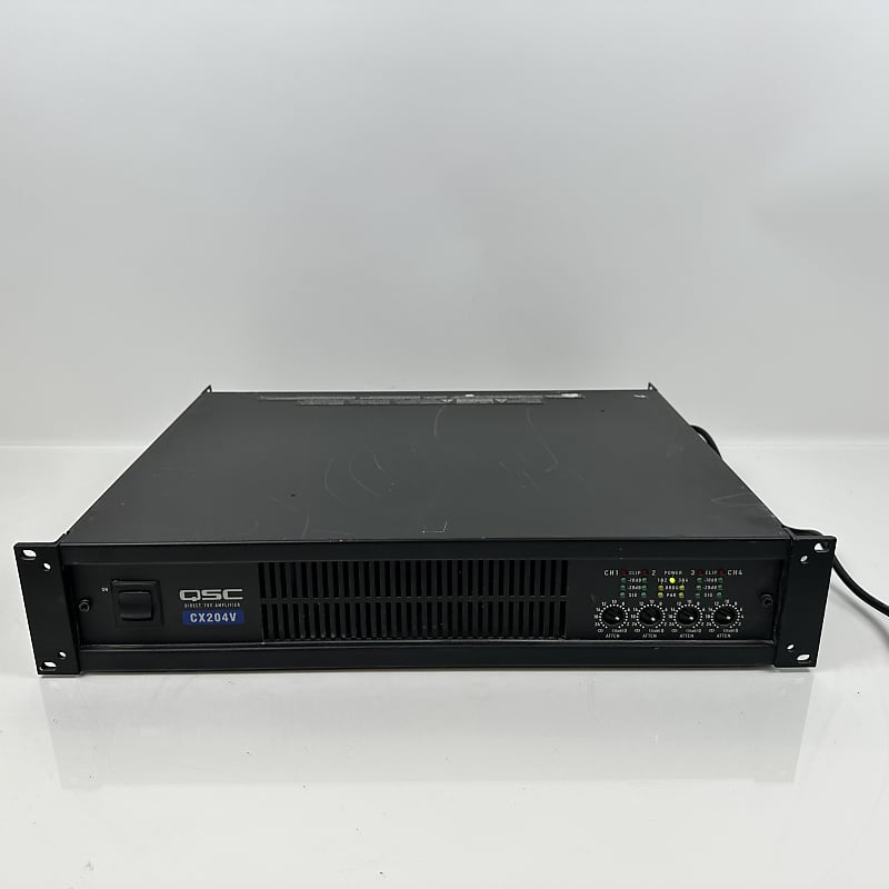 QSC CX Series CX204V Direct 70V 4-Channel Audio Stereo | Reverb UK