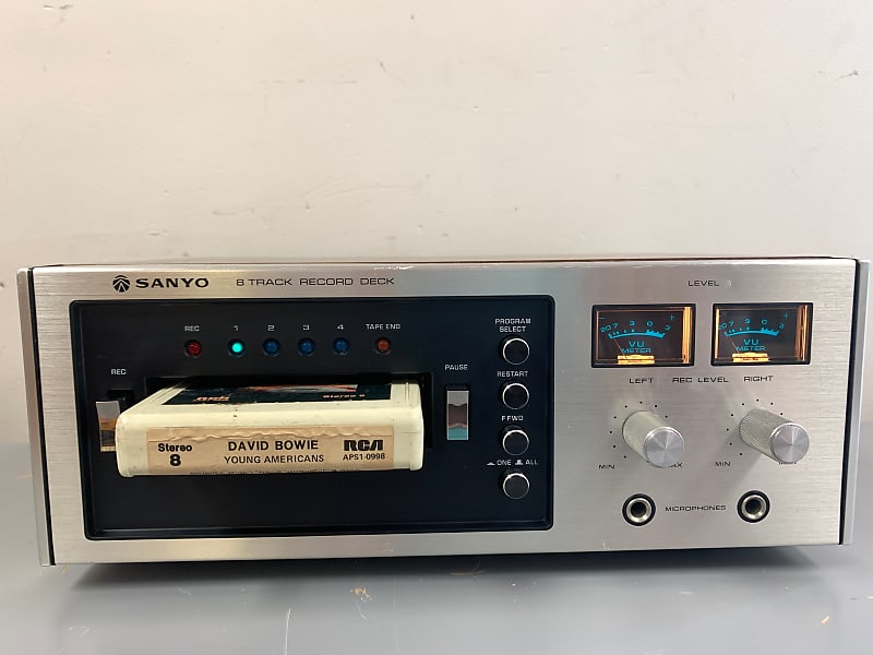Sanyo RD-8020 Eight Track Player and Recorder * Right VU | Reverb