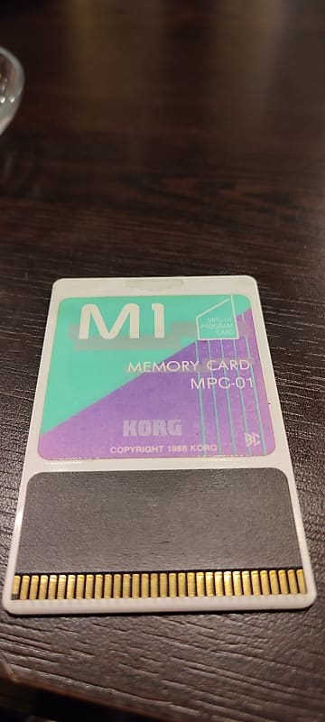 Korg MPC-01 1988 Program Card | Reverb