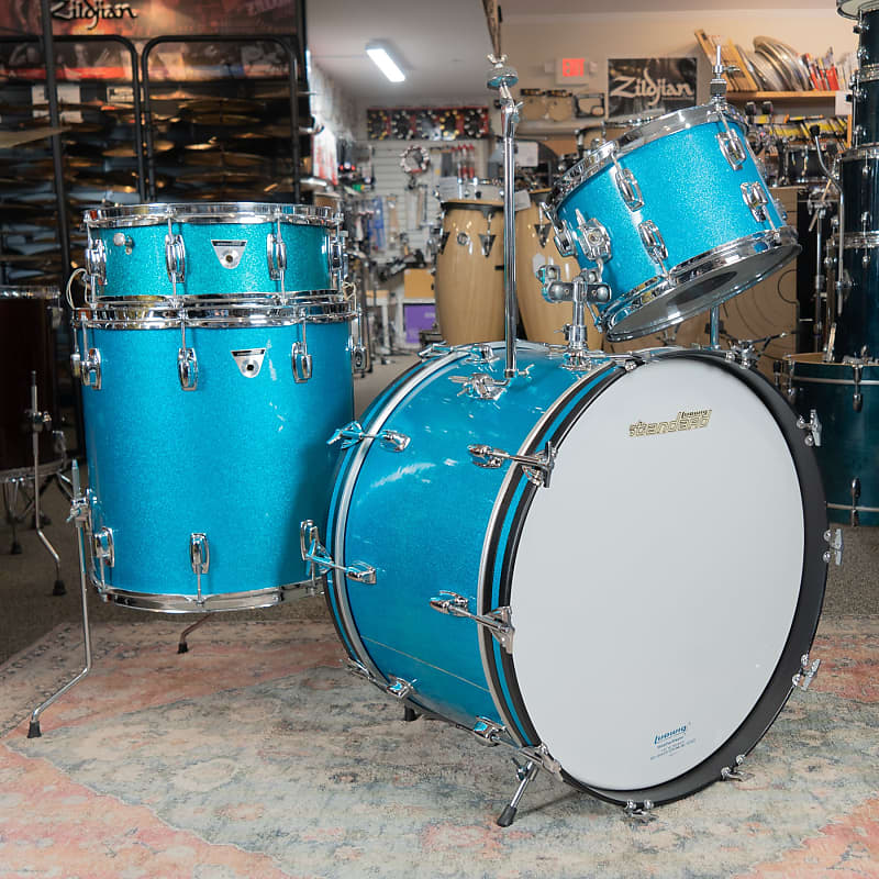 1970s Ludwig Standard 4pc Kit w/Hardware | Reverb