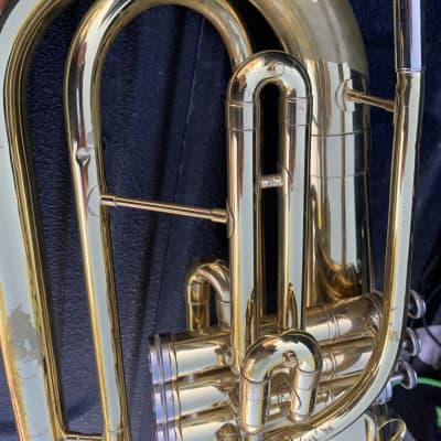 Bach B1106 marching baritone with case good shape | Reverb