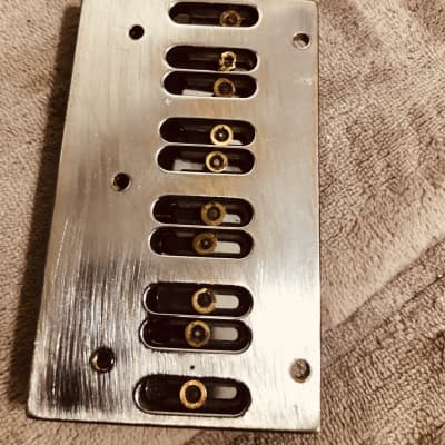 vintage fodera 5 string bass bridge 1987 monarch 1987 crome | Reverb