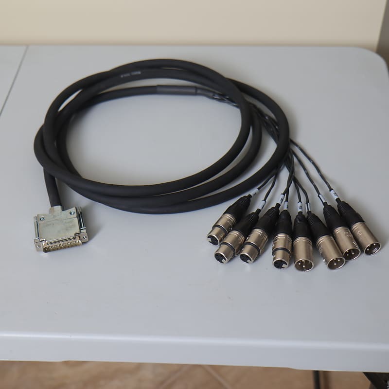 Redco 10' DB-25 to XLR 8-channel snake cable - 2020s - Black | Reverb