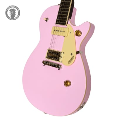 New Gretsch G2215-P90 Streamliner Junior Jet Club Shell Pink | Reverb