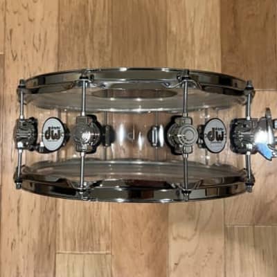DW Design Series 8x14" Clear Acrylic Snare Drum DDAC0814SSCL1 | Reverb