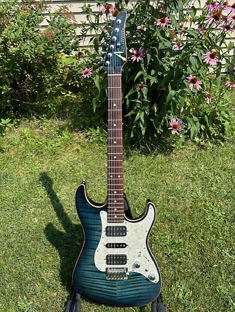 Tom Anderson Drop Top Classic - Arctic Blue Burst | Reverb