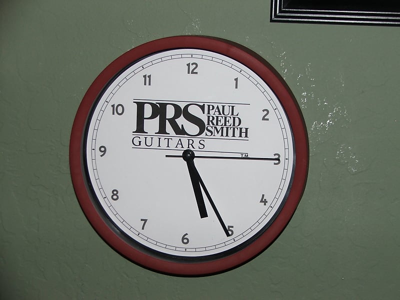 PRS Studio Package..(1) wall clock..8.5" diameter... & (2) | Reverb
