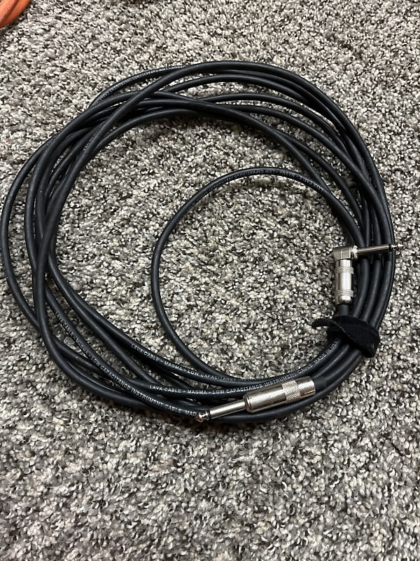 Lava Cable Magma 1/4 straight to right 20 feet | Reverb
