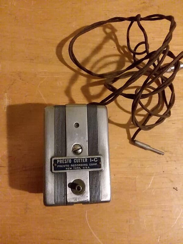 Presto 1-C Record Lathe cutter Cutting Head | Reverb