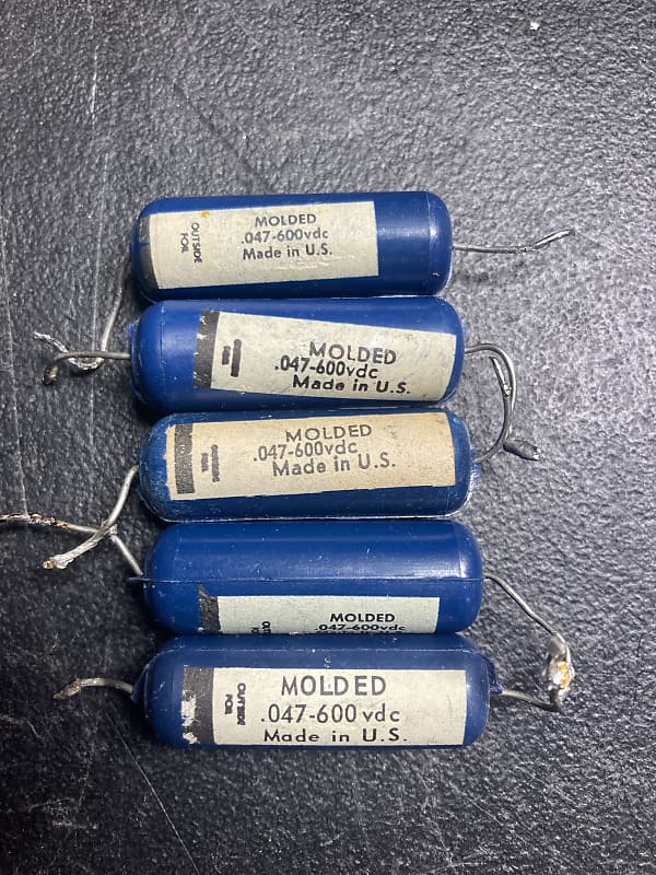Ajax Fender astron blue molded capacitor 1960s Blue | Reverb Australia
