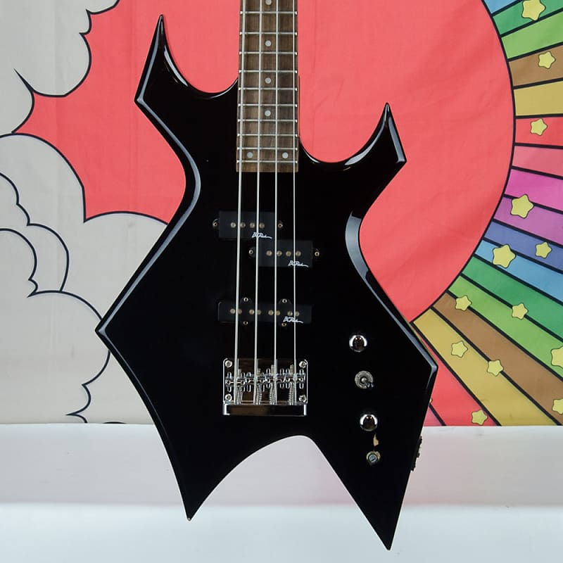 Used B.C. Rich Platinum Series Warlock 4 string Bass Guitar, | Reverb