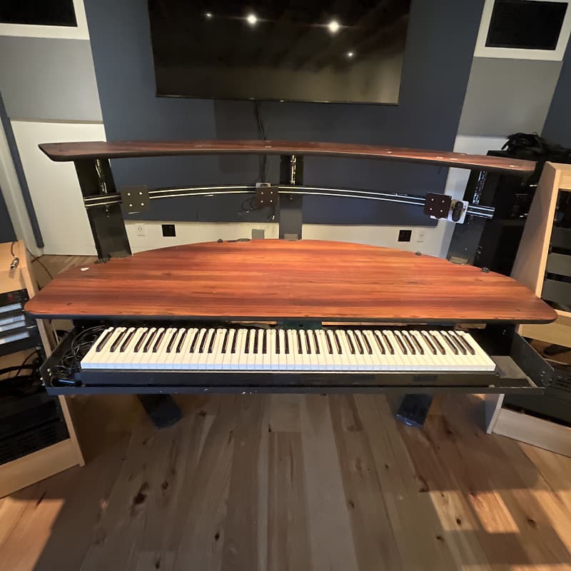 **1 DAY SALE** Composer Desk - 2 tier - Piano slider INCLUDES | Reverb