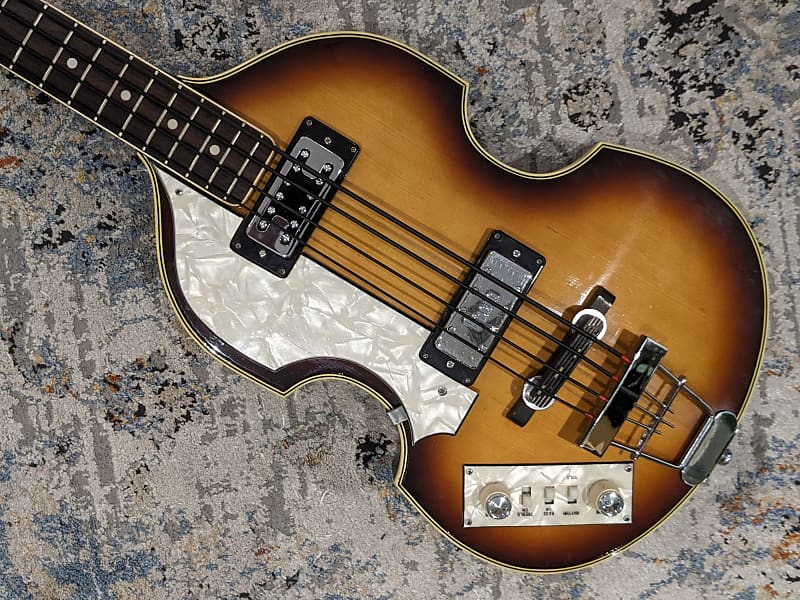 Lefty 1970s Greco Violin VB-400L 30.3" scale Sunburst w/ case | Reverb