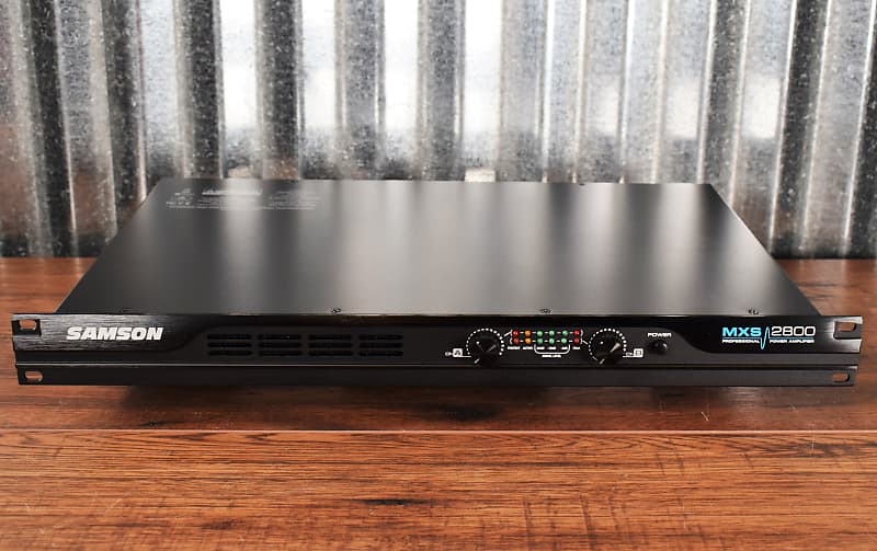 Samson MXS2800 Two Channel Class D 2 x 825 Watts PA Power | Reverb