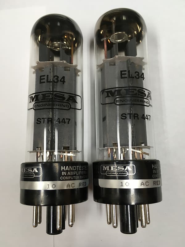 Mesa Boogie EL34, STR 447 Matched pair | Reverb