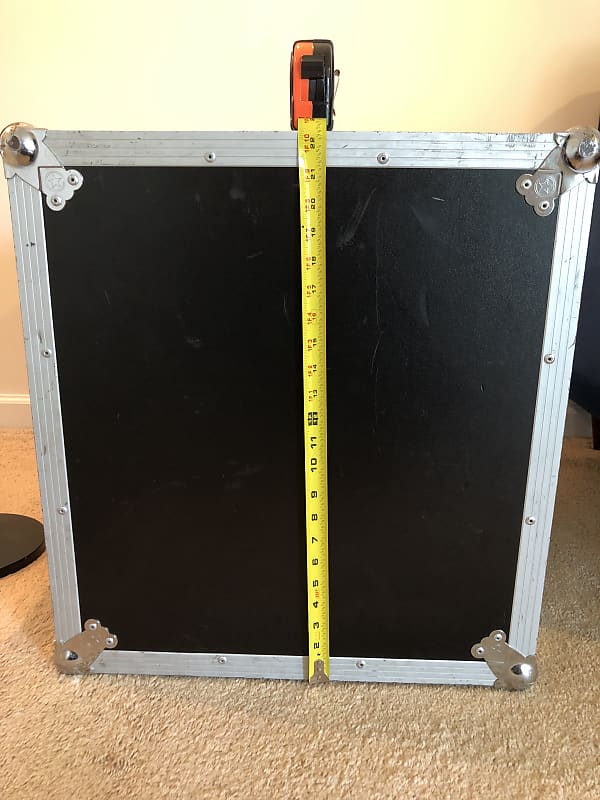 Road Runner Deluxe 12U Amplifier Rack Case Black Road Runner | Reverb