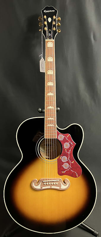 Epiphone EJ-200EC Studio Jumbo Acoustic-Electric Guitar | Reverb