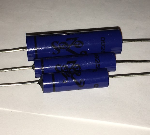 Sozo Blue Molded Vintage Capacitors - Lot of 24 .1uF .047uF | Reverb