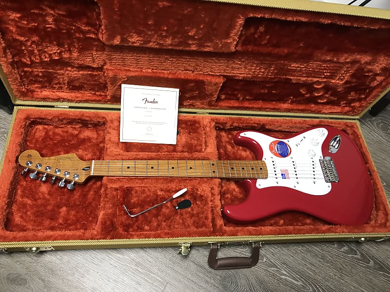 Fender Clapton Roasted Neck Stratocaster 2021 Torino Red | Reverb